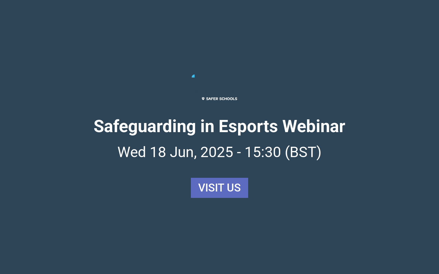 Safeguarding in Esports Webinar